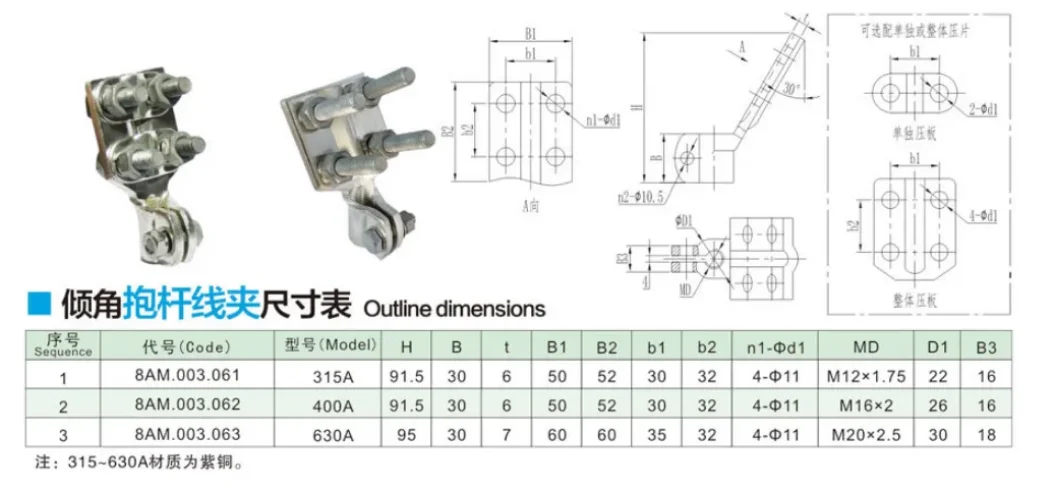 Customized Brass Terminal Flag for Transformer Bushing DIN EN STANDARD ...