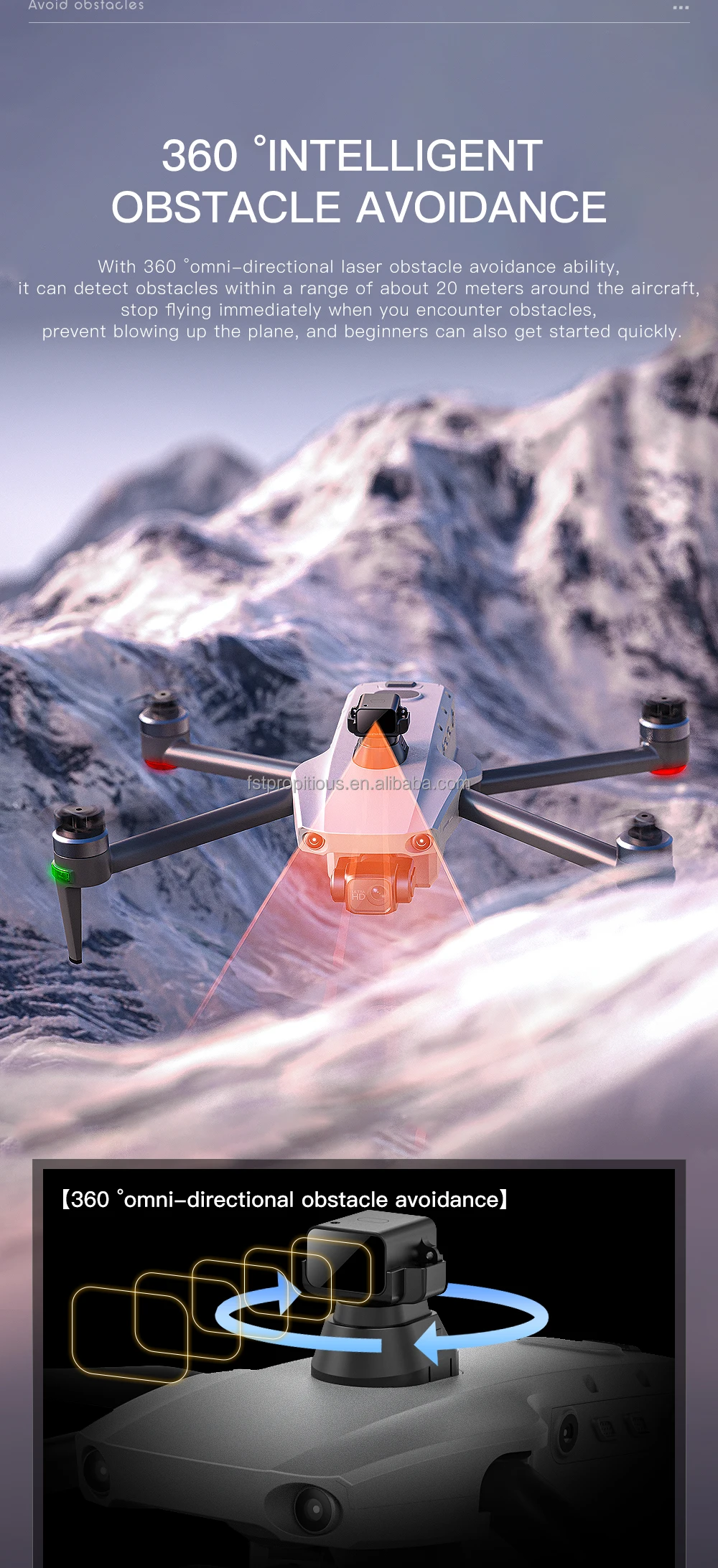 K11 Rc Fpv Rc Drone Hd Dual Cameras 3 Axis Anti Shaking Self Stabilizing Platform 8k Long ...