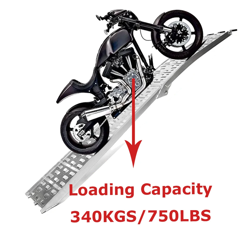 04 Hot Sale Foldable Lightweight Pick Up Truck Motorcycle Ramp Atv ...
