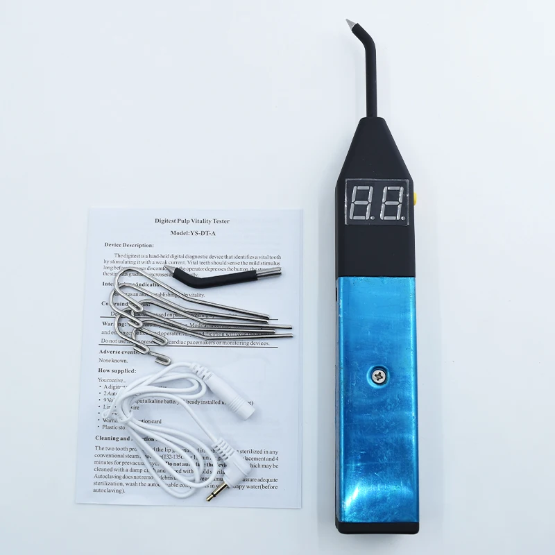 Dental Endodontic Vitality Pulp Tester Mode High-Mid-Low Speed Tooth ...