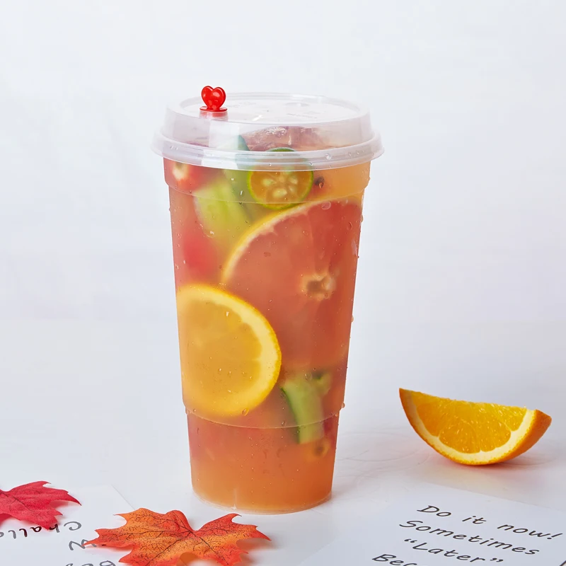 Yicheng 1000ml PP Plastic Cups - Ideal for Drinks & More