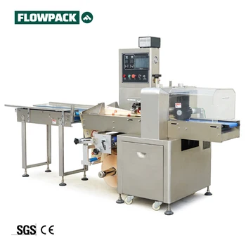 Small Mini Automatic Pillow Horizontal Flow Naan Nan Bread Pack Roti Tortilla Packaging Machine ...
