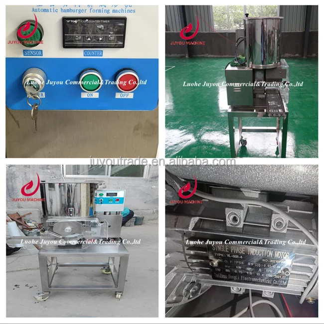 Juyoumech Beef Burger Patty Pressing Machine Meat Press Burger Molding ...