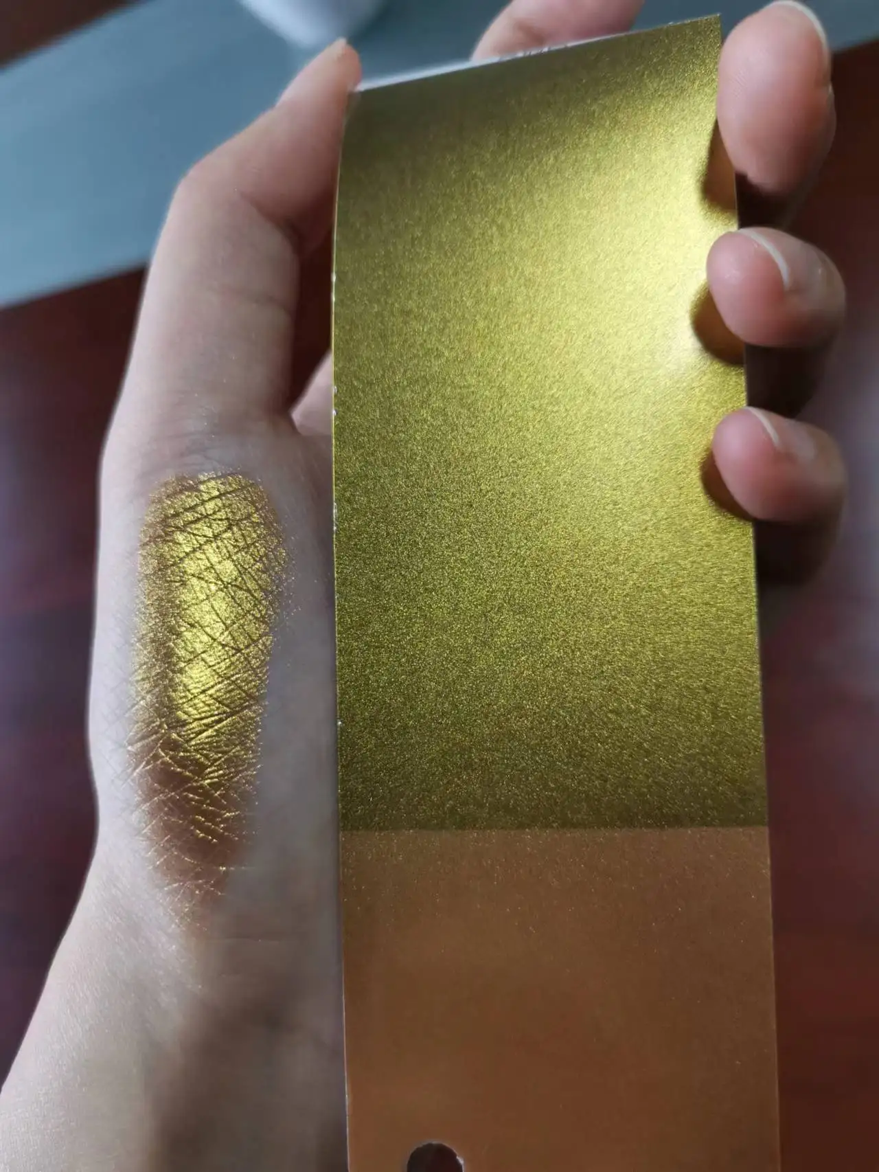 Shining Metallic Pearl Pigment Pure Gold Pearlescent Pigment Gold Paint ...