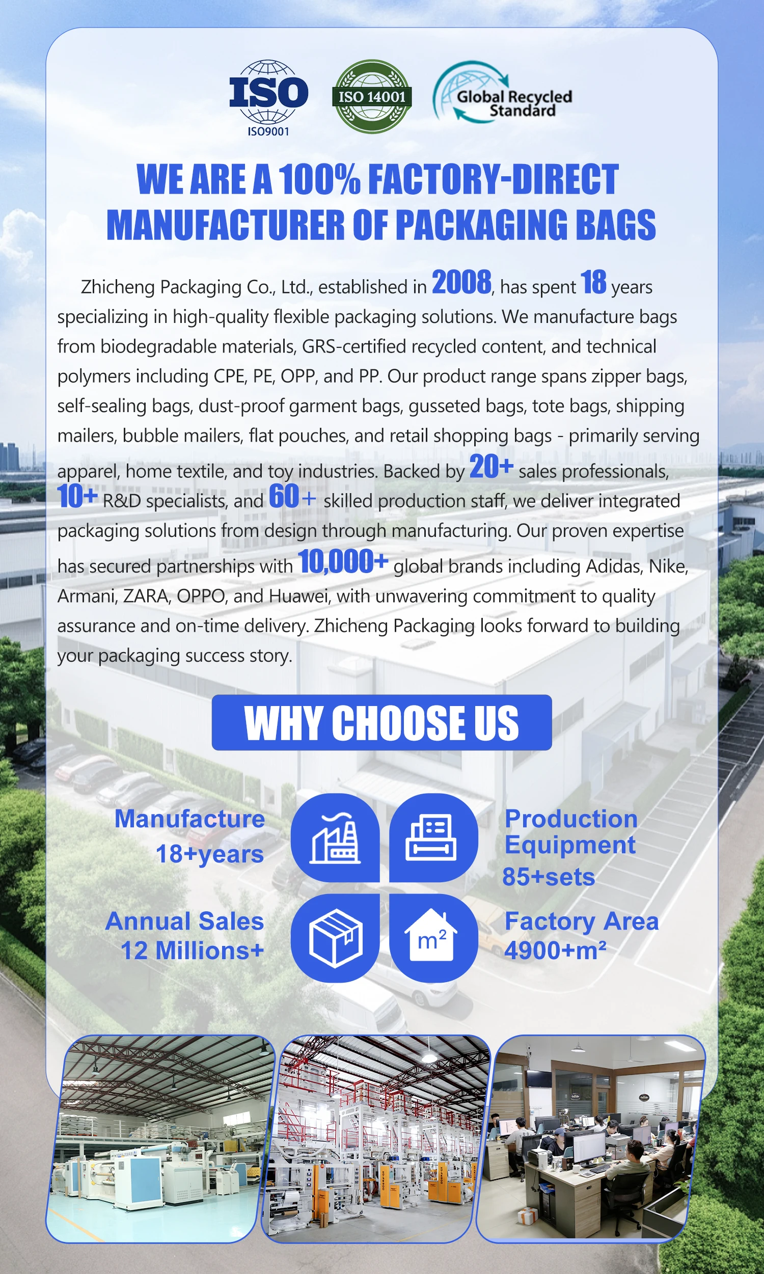 Ready to Stock logo Packaging Polyethylene Bags with Suffocation ...