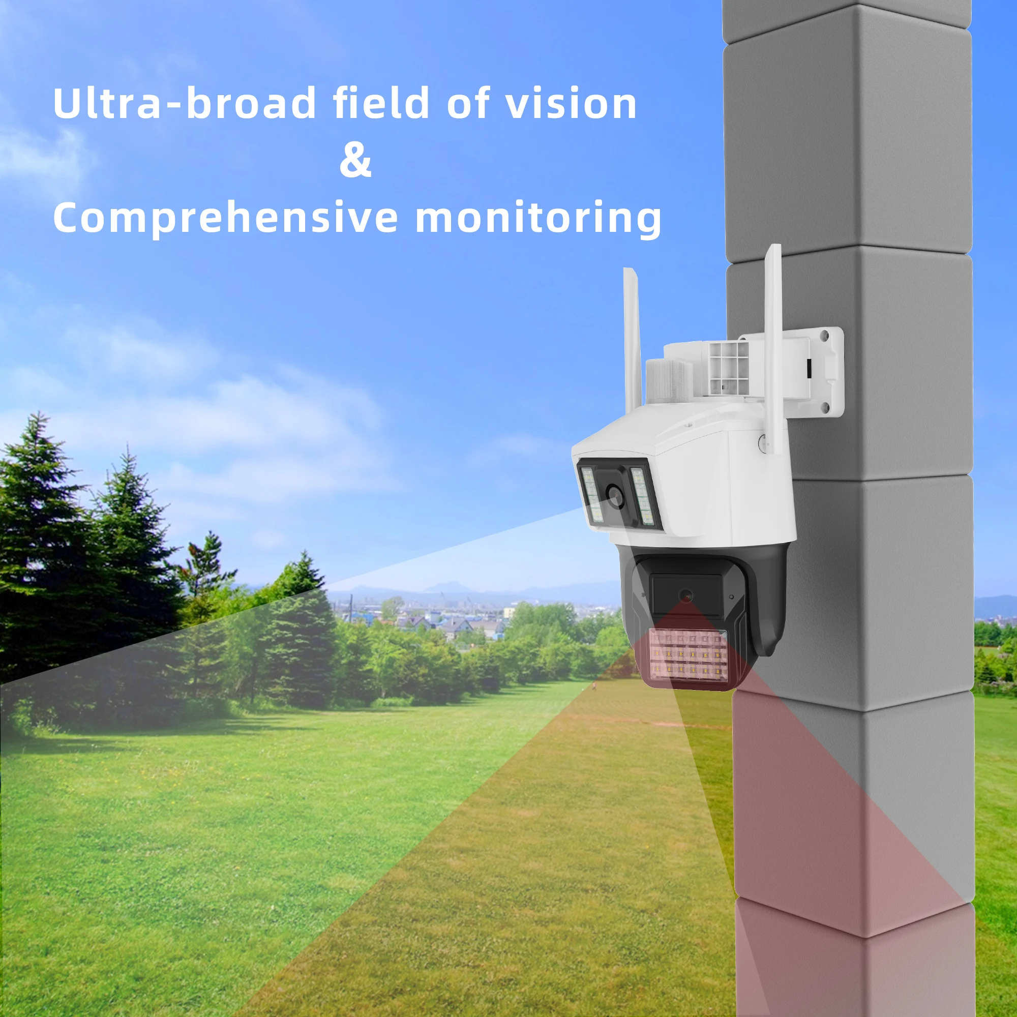 Cctv Camera Connected To Mobile Phone Seetong Hd Ip Camera 4mp Dual ...