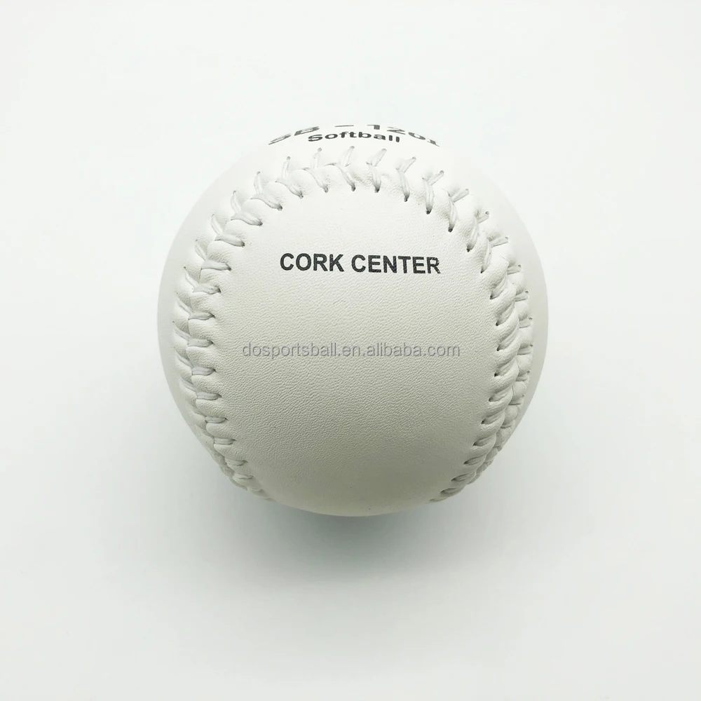 12 Inches Softball - Premium PVC Leather PK Grade Cork