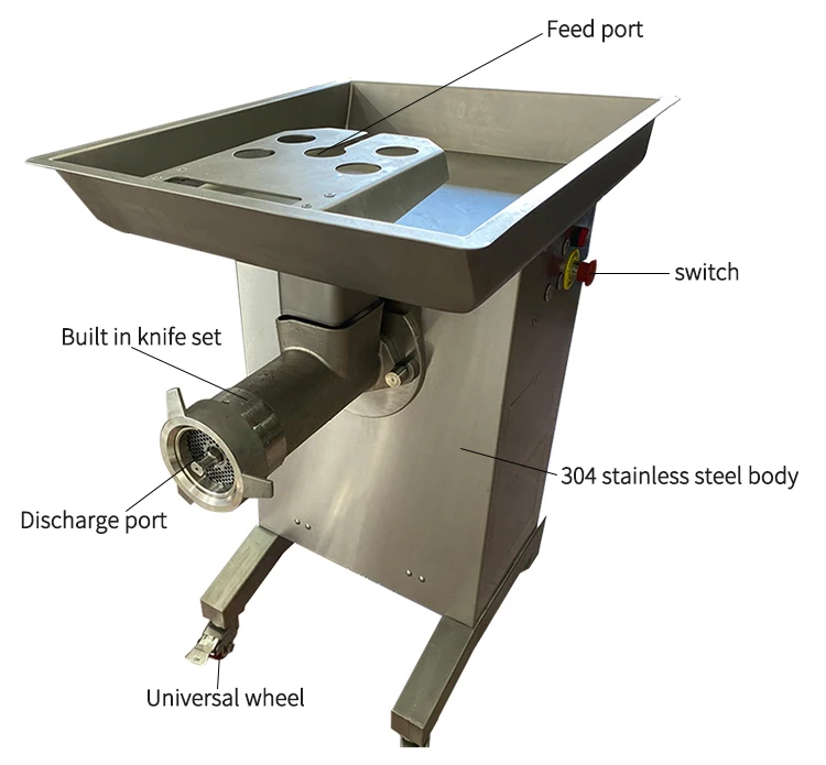 Industrial Frozen Commercial Automatic Meat Beef Meat Mincer Machine ...