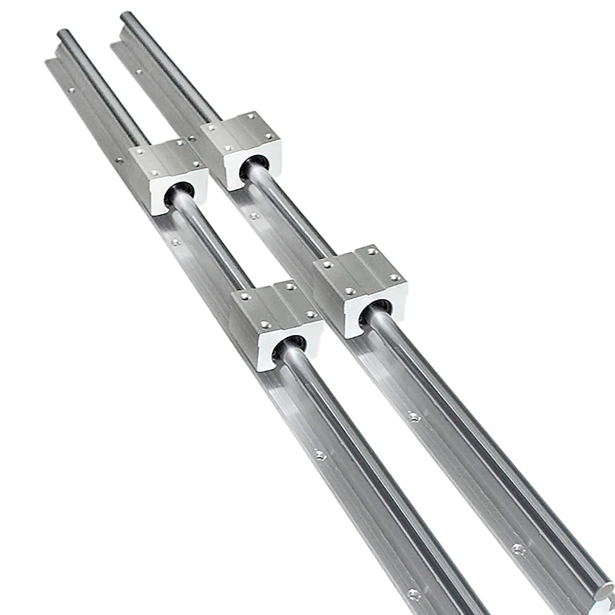 Sbr16uu Sbr16sa 16mm Shaft Linear Slide Rail Round Linear Guide Rail ...