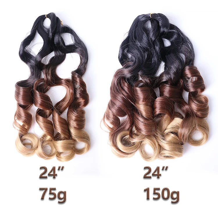 Julianna Synthetic French Curls Spiral Curl Braiding Hair Long Curly