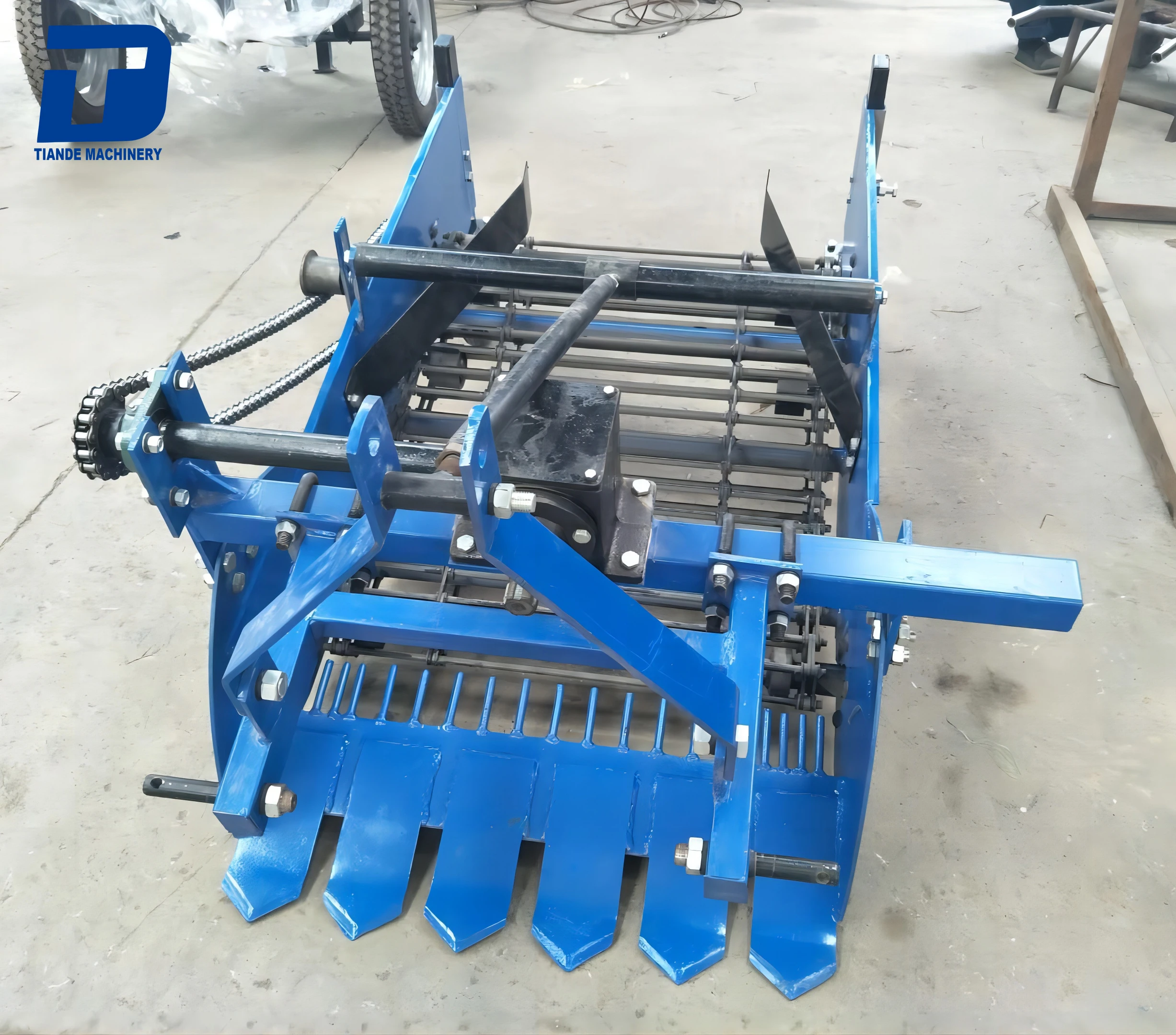 Tractor 3 Point Mount Single Row Potato Harvester Excavator Wheeled ...