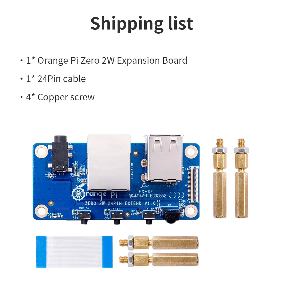 Orange Pi Zero 2 W Expansion Board Interface Board Orange Pi Zero 2w ...