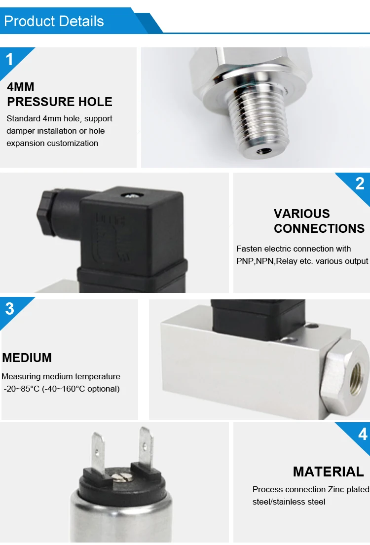 Sentec Professional Air Differential Pressure Switch High Low Air Pressure Switch - Buy Vacuum ...