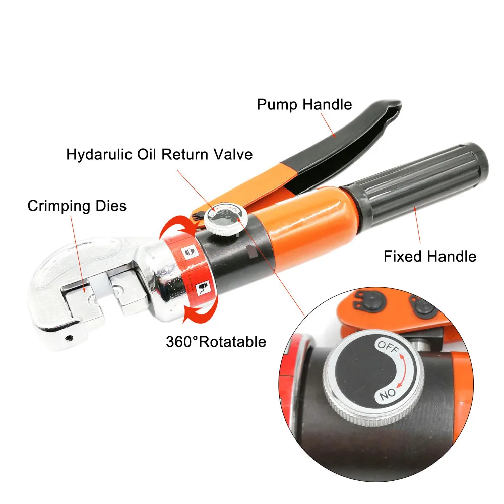 Hydraulic Wire Rope Crimping Tool HP-70CW - Precision & Durability