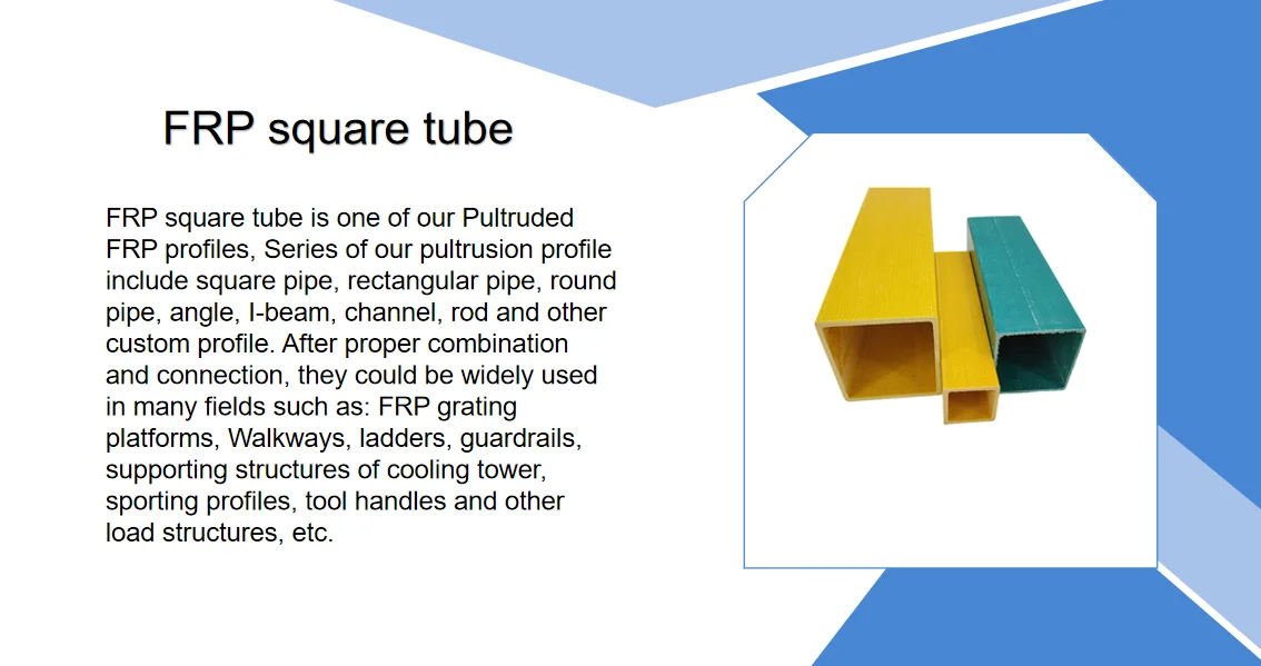 Square Tube Profile,Frp Square Tube,Pultruded Frp Profiles Square Tube ...