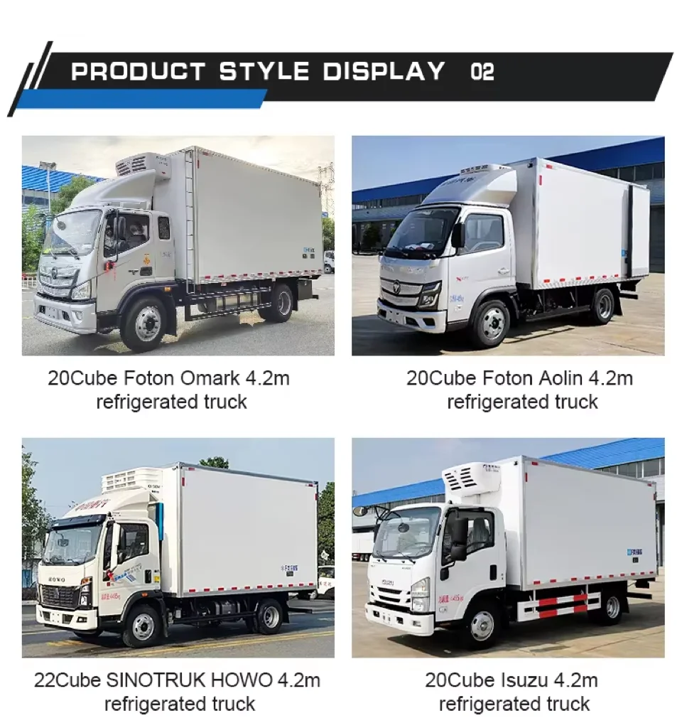 Shacman Factory 4X2 Foton Cummins Engine Box Type Cold Storage Diesel ...