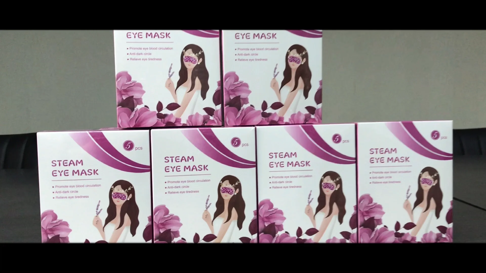 Disposable Non Woven Hot Heat Steam Eye Sleep Mask For Relieving ...