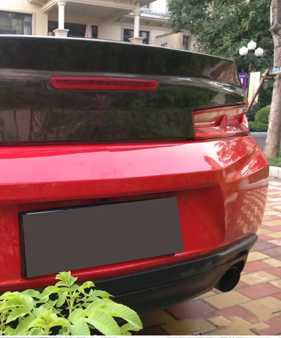 AC Style Carbon Fiber Rear Spoiler for 2016-2019 Chevy Camaro Ducktail ...