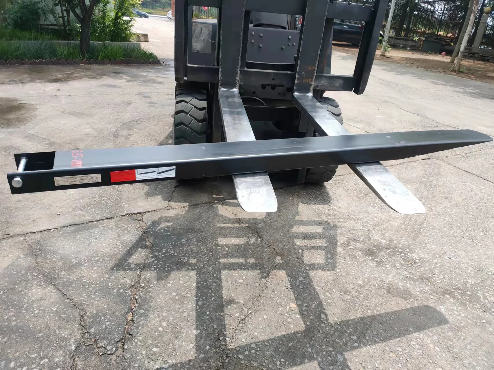 Durable Stainless Steel Pallet Fork Extensions for 7T Forklifts