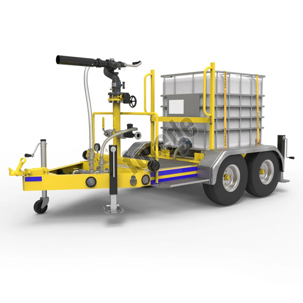 FOREDE Mobile Foam Trailer Mounted Monitor for Fire Fighting