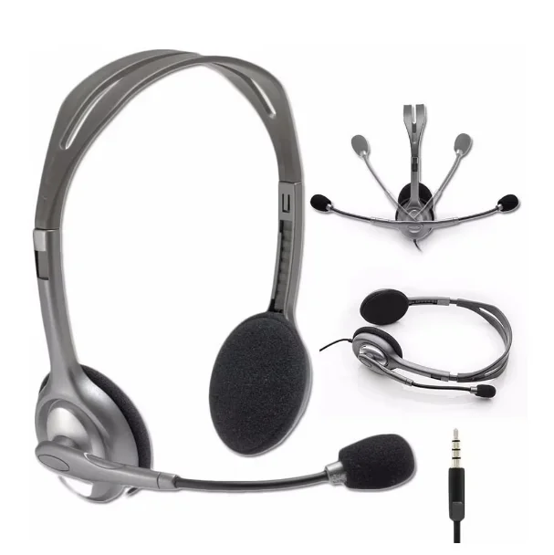 Logitech H111 H110 Mti-device Waterproof Stereo Headphones With Single ...