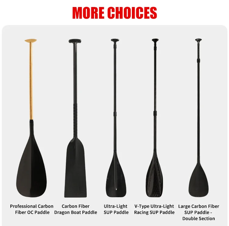 Hofi Adjustable Wing Blade Carbon Kayak Paddle Transparent Fiberglass ...