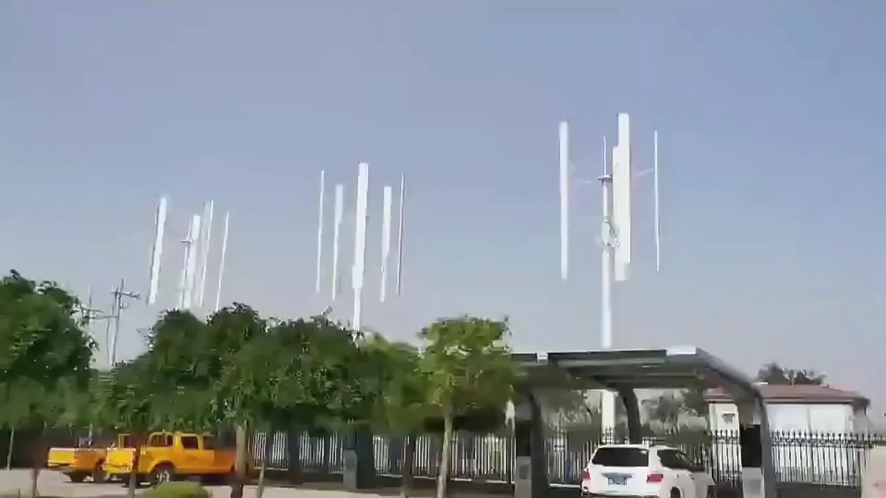 H Type Wind Turbine 1kw Wind Generators Complementary Street Lamp Monitoring Maglev Fan Vertical ...