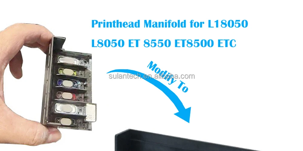 Printhead Damper with Plastic Manifold Adaptor for DTF Printing