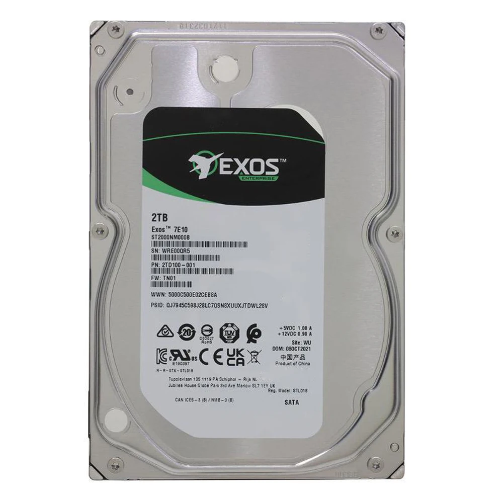 Original Hdd Exos 7E10 SAS Enterprise Hard Drive 2TB ST2000NM000B for ...