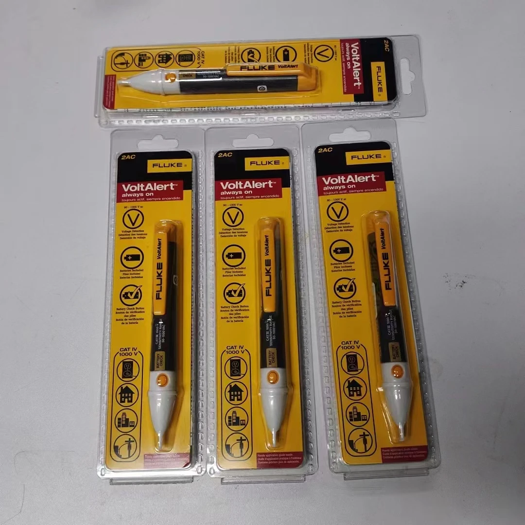 Fluke 1AC-C2-II Voltage Detector Pen with Sound & Light Alarm - OEM