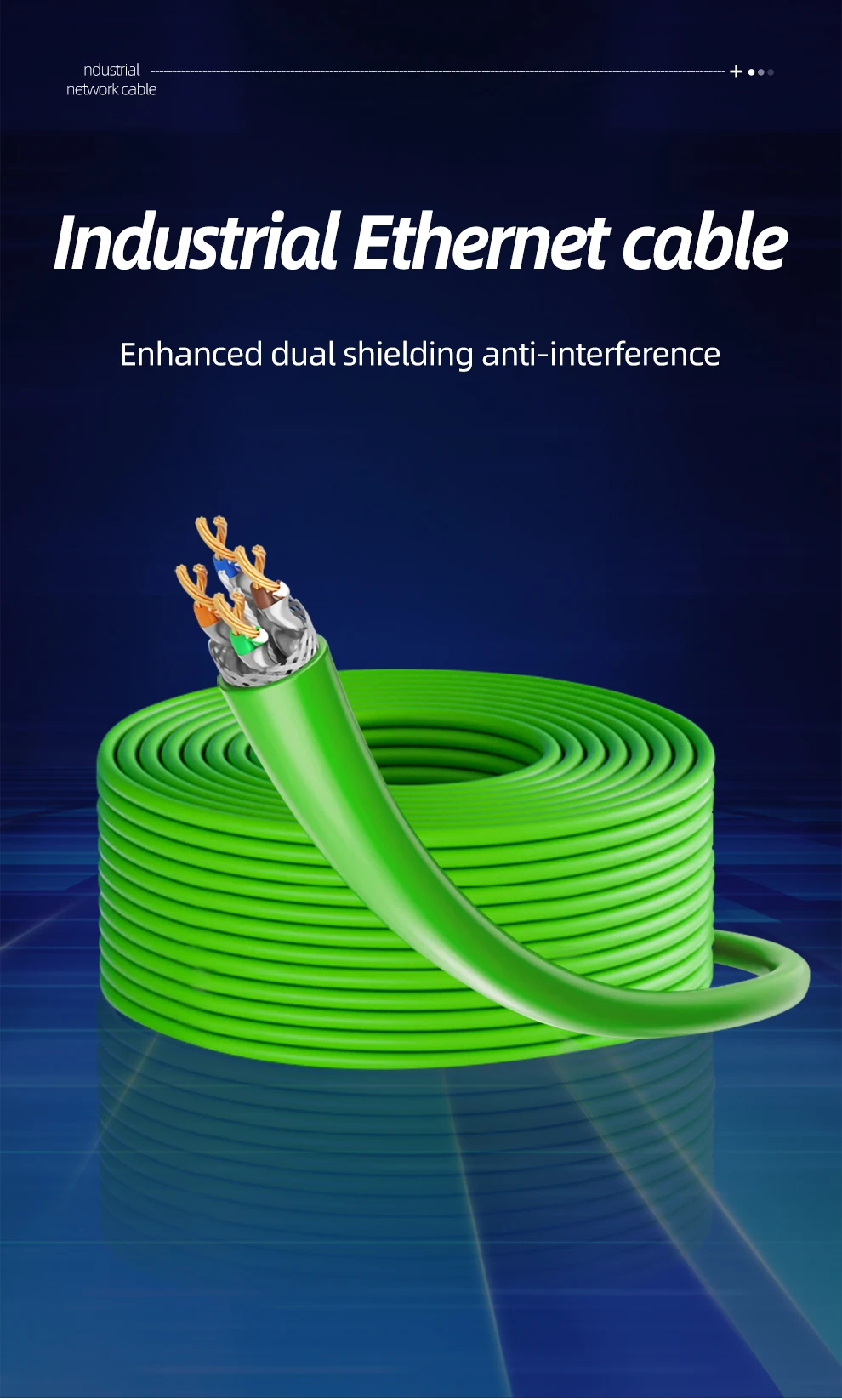 Industrial Drag Chain Profinet Cable Pur Flexible 8core Copper ...