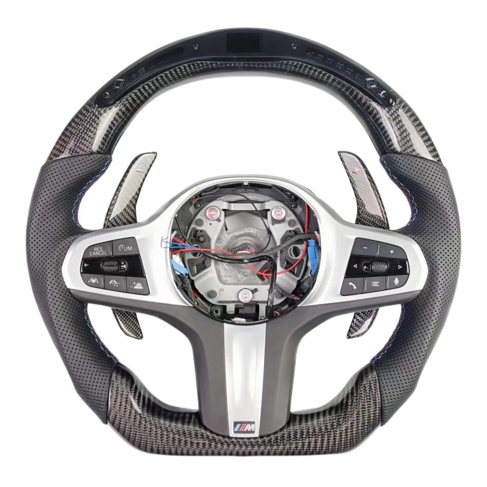 Led Racing Car M Sport Steering Wheel For Bmw F15 X5 F16 X6 M2 M3 M4 ...