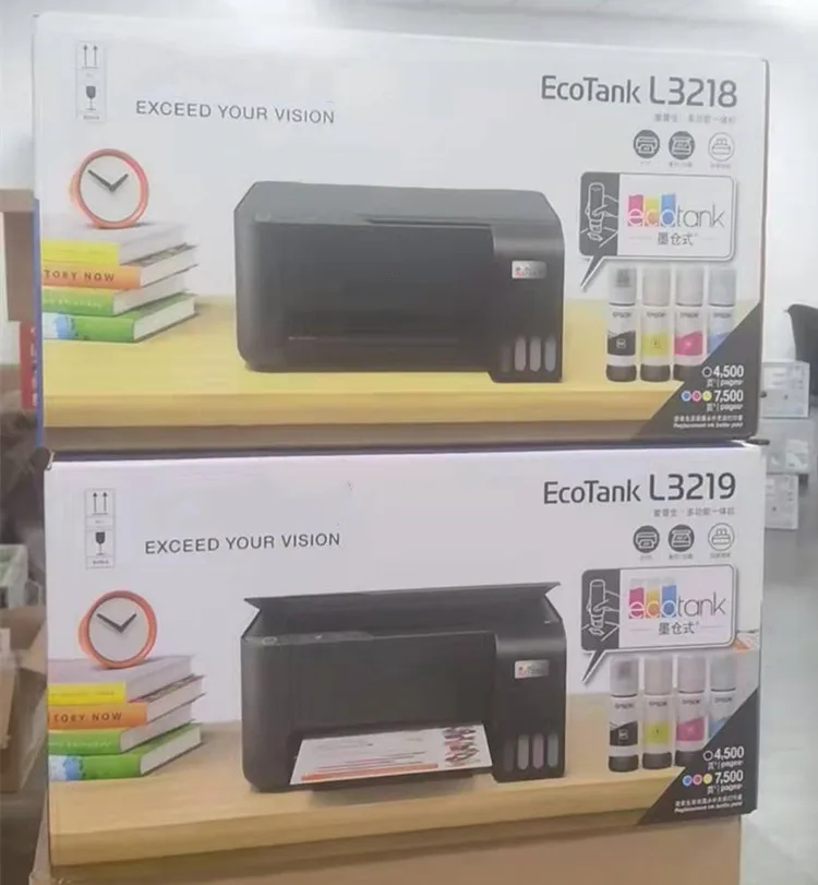 L3218 3219 3 In 1 A4 Desktop Color Multifunction Integrated Inkjet ...