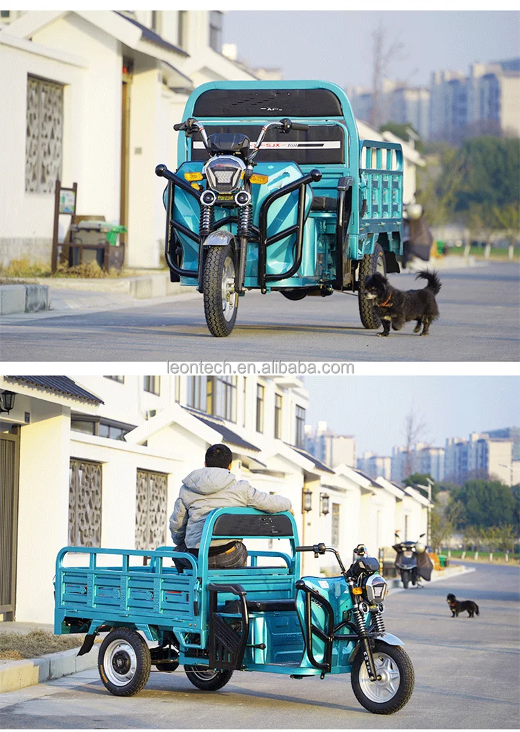 Steel Electric Cargo Tricycle for Heavy Goods Big Loading Electric ...
