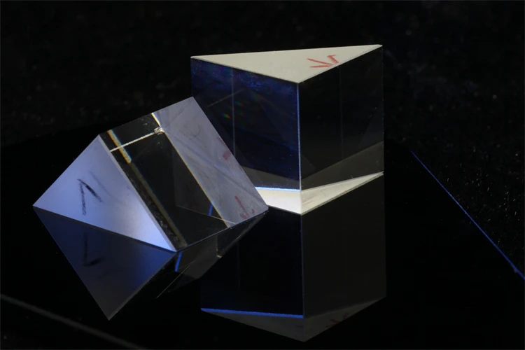 4" Optical Glass Triple Prism Optical Triangular Prism Of Optical Lens ...