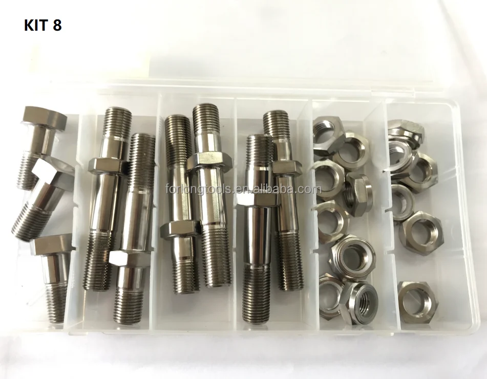 Titanium GR5 Sprintcar One Nut Radius Rod Bolt Kit