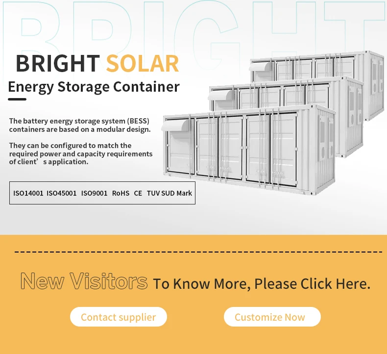 Customized Ess Energy Storage Container With Lithium Lifepo4 Battery ...