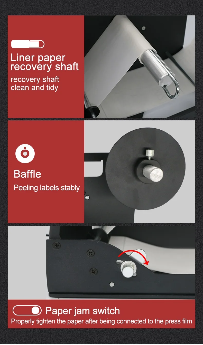 Bsc-MF150 clear Label Dispenser Transparent Food Label Dispenser ...