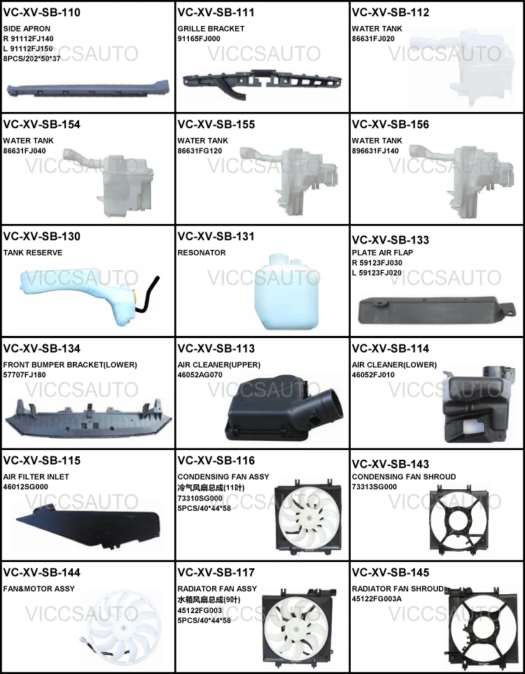 OEM 57702FJ030，用于SUBARU XV 12-15汽车前保险杠 (W/前照灯垫圈)| Alibaba.com