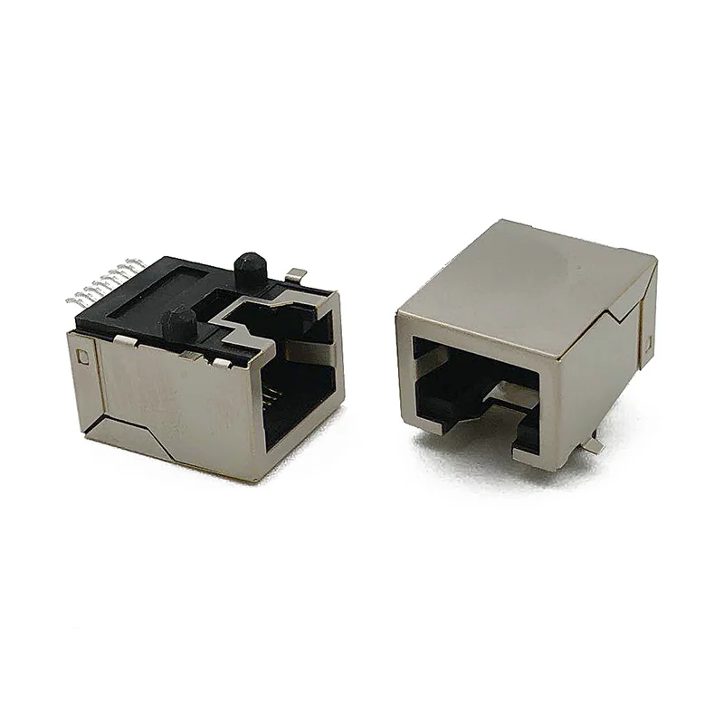 Modular Jack RJ45 Connector Single Port 5321 SMT 8P8C Shieled 90 DEGREE ...
