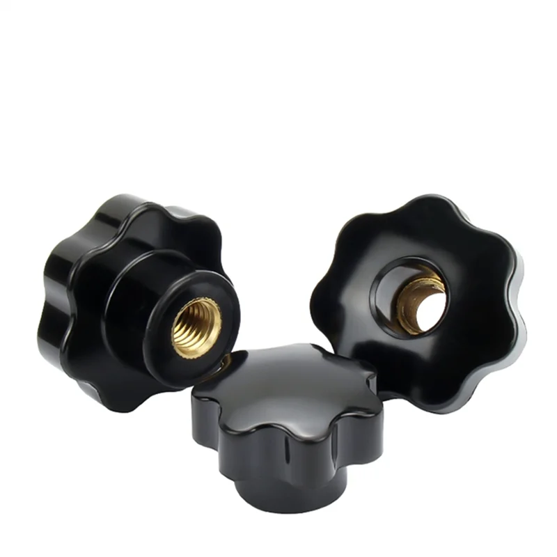 M4 M5 M6 M8 M10 M12 Plastic Abs Inject Knobs Thumb Nuts M10 Star Nut - Buy Plastic Knobs inject ...
