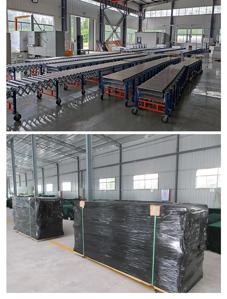 Flexible Skate Wheel Gravity Roller Conveyor Stainless Steel Expandable ...
