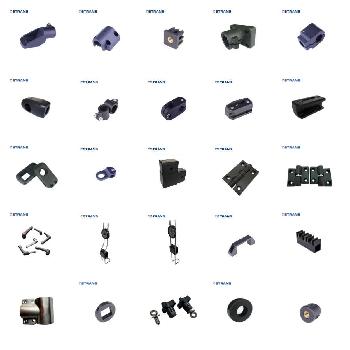 Reinforced Polyamide T Type Clamp for Conveyors & OEM Plastic Clamps