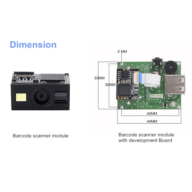 2D QR Code Scanner Module for Kiosk & Self-Service Applications