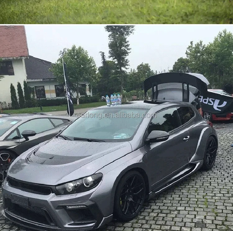 Aspec Style Wide Body Kit for VW Scirocco - Front and Rear Bumpers ...
