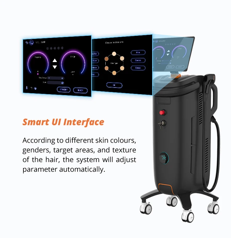 Eos Ice Full Face Laser Hair Removal 2000W Machine for Women