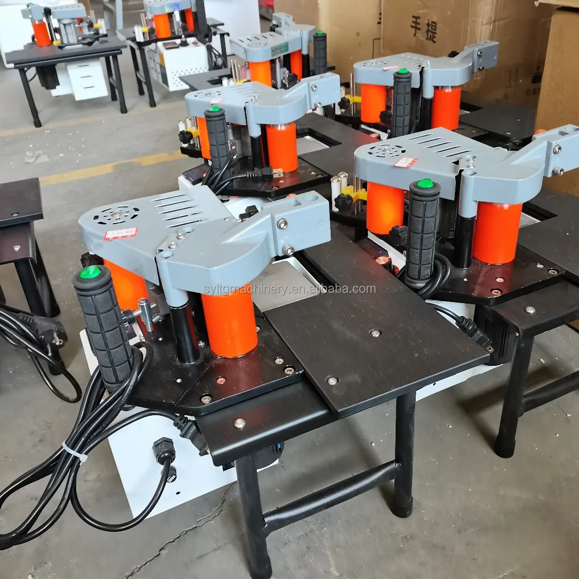 Mini Automatic Manual Woodworking Portable Edge Banding Machine Curve ...