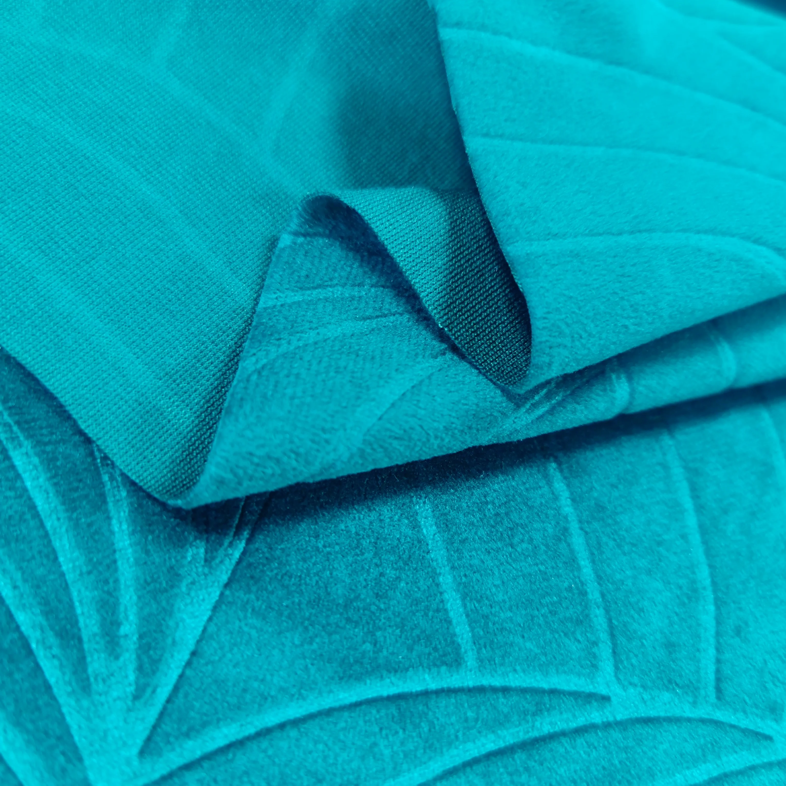 Luxury Design Velour Fabric Glue Embossed Holland Velvet Sofa Fabric ...