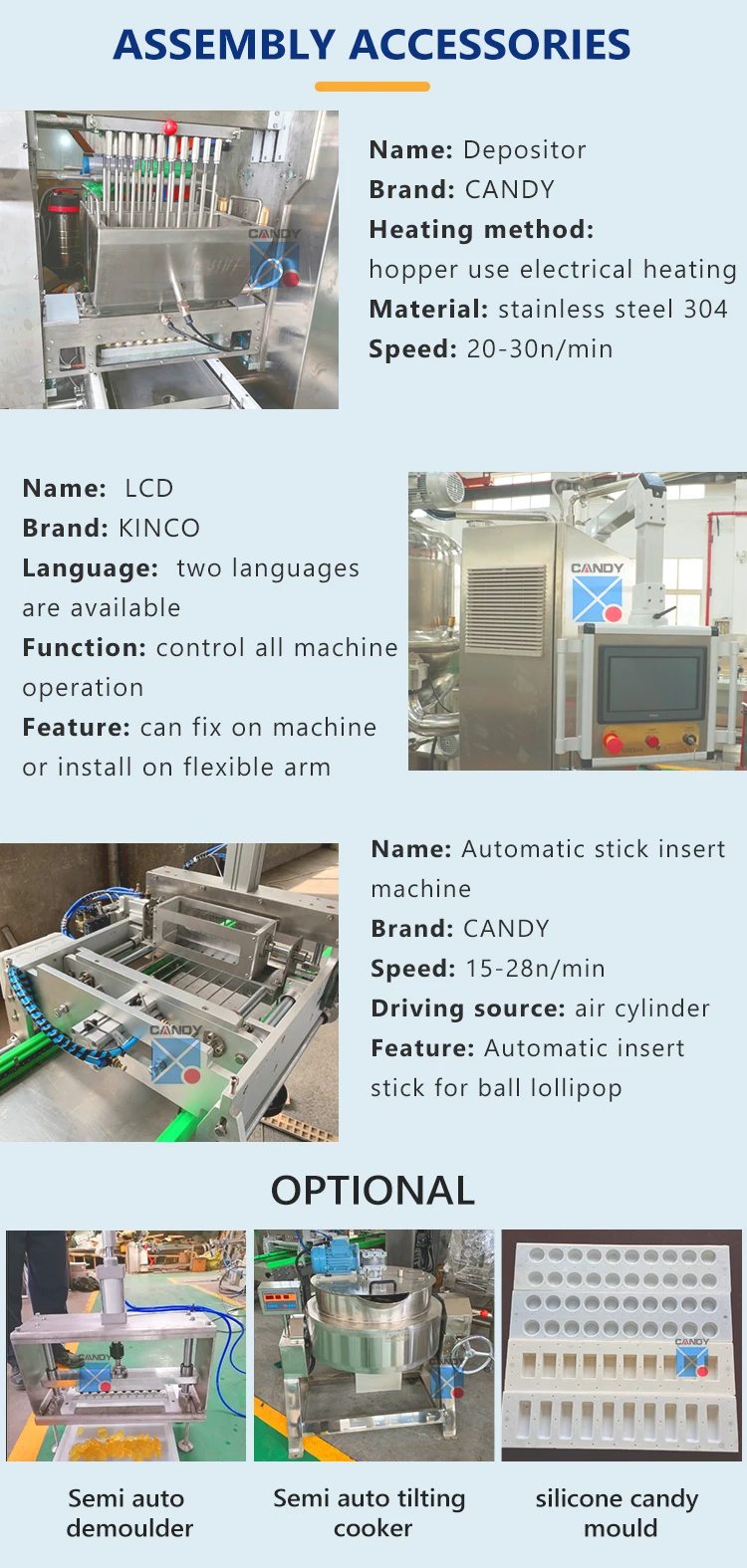 Small Hard Candy Making Forming Molding Machine - 1 Year Warranty