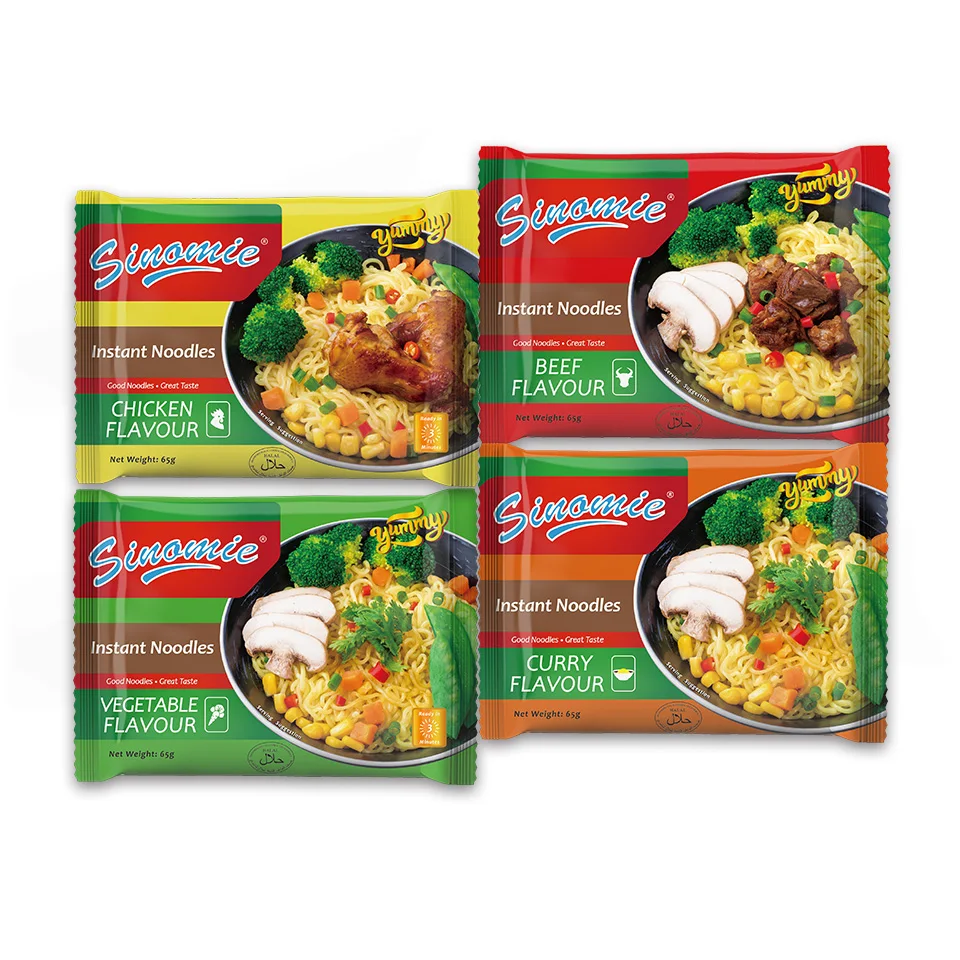 Halal Instant Noodles Supplier Chinese SINOMIE Brand Yum Yum Chicken ...
